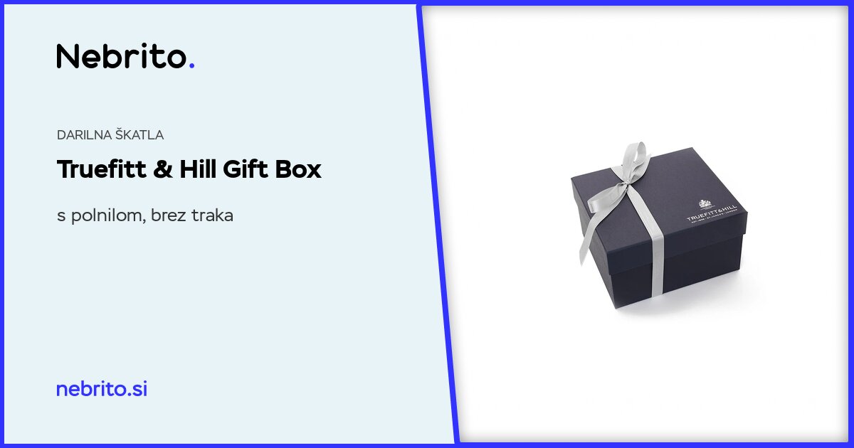 Darilna škatla Truefitt & Hill Gift Box S polnilom, brez traka — Nebrito